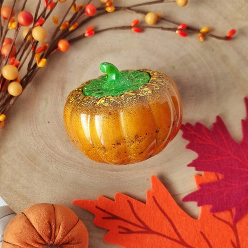 Large Pumpkin Resin Pot | Seasidepegs