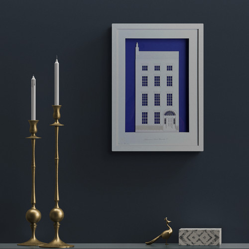 Georgian papercut house facade 3 | BBpapercuts