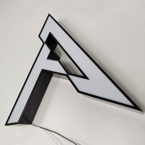 Store Front Signage channel letter with trim cap,big metal letters with ...