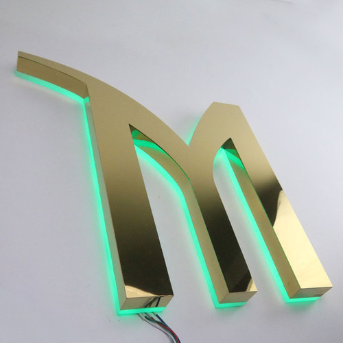 lighted wall letter Channel Letters LED Sign Backlit Lighting ...