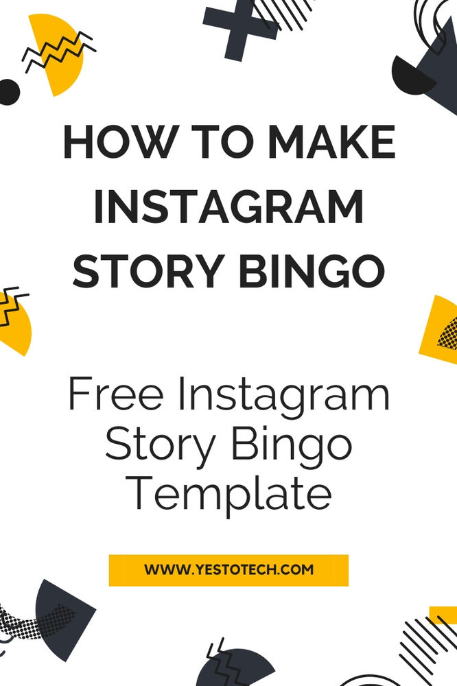 How To Make Instagram Story Bingo: FREE Instagram Story Bingo Template