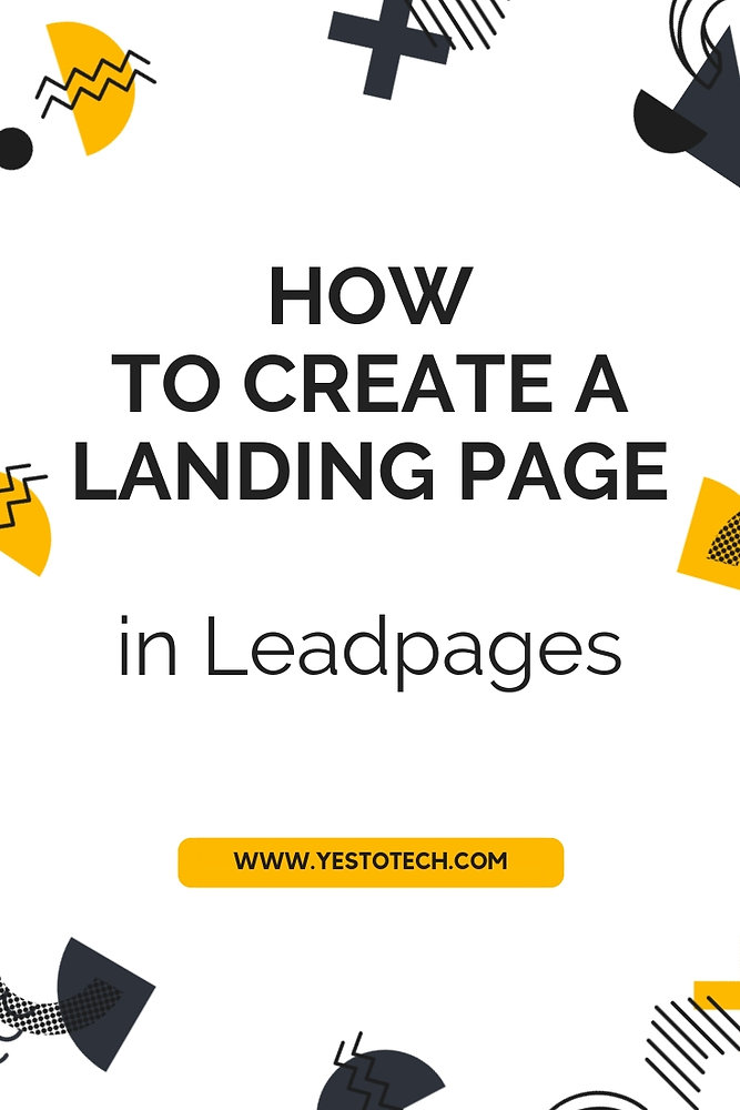 Leadpages Tutorial: How To Create A Landing Page In Leadpages In 2019