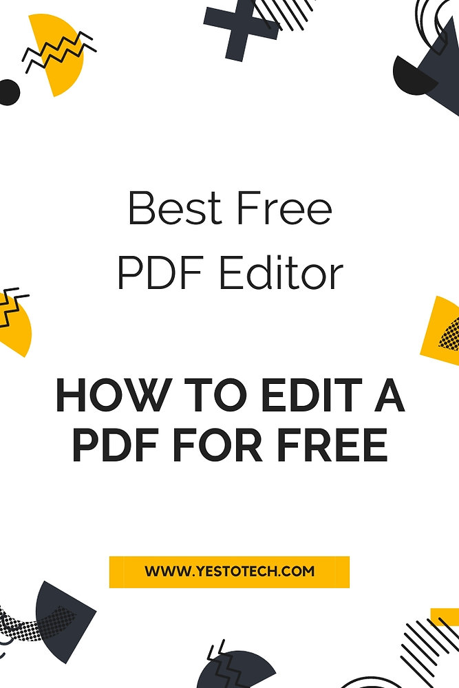 Best Free PDF Editor: How To Edit A PDF For Free Using This Awesome PDF ...