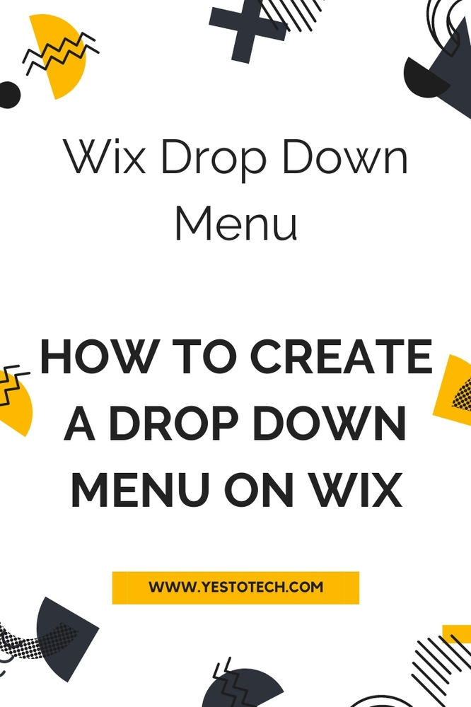 Wix Drop Down Menu: Wix Tutorial On How To Create A Drop Down Menu On Wix