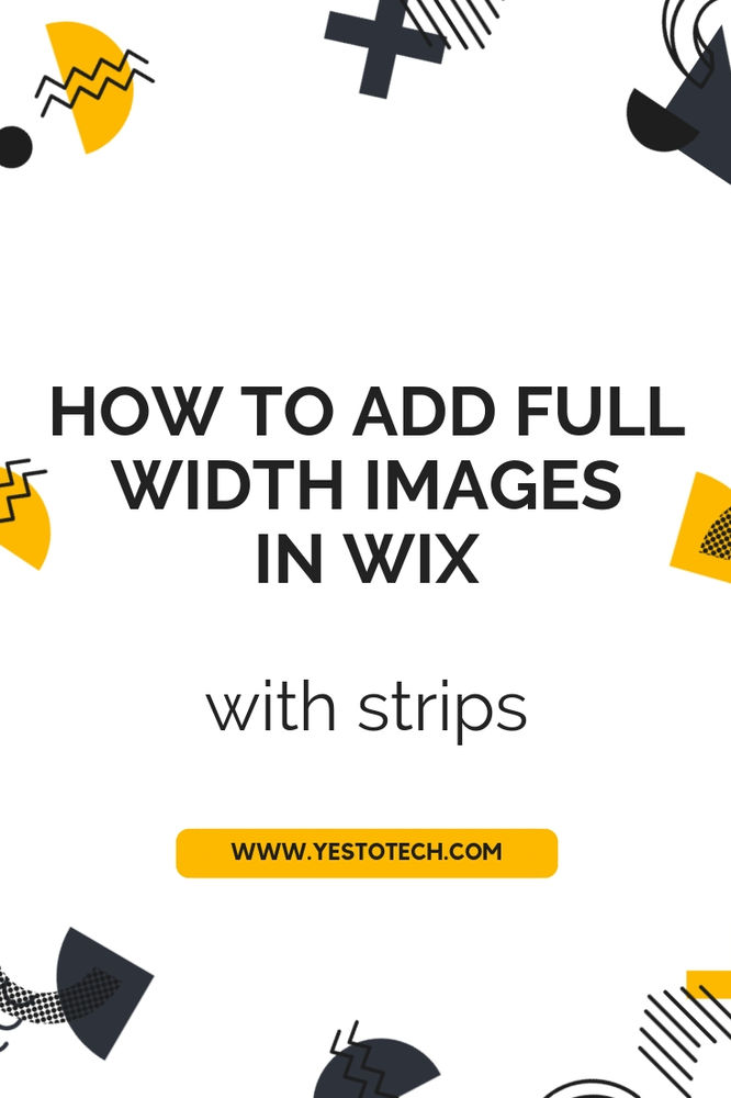 Wix Strips: How To Add Full Width Images In Wix With Strips