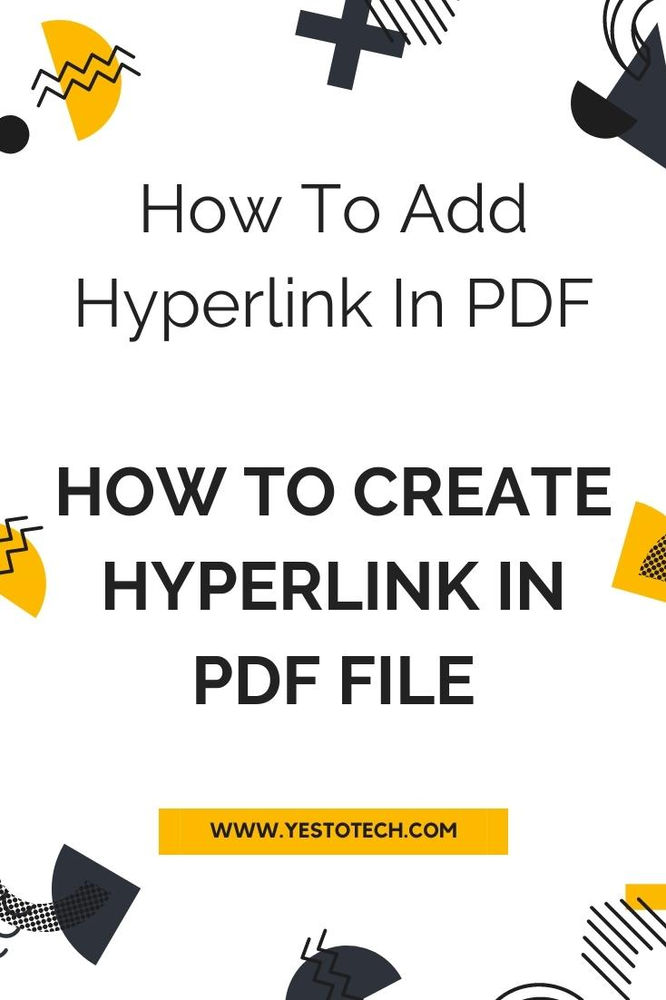 How To Add Hyperlink In PDF How To Create Hyperlink In PDF File How How To Add Hyperlink In PDF How To Create Hyperlink In PDF File How