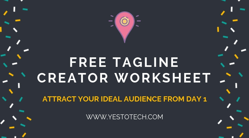 FREE DOWNLOAD: Tagline Creator Worksheet