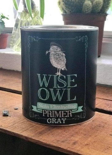 Grey Stain Eliminating Primer, Wise Owl Paint | Revived And Restored