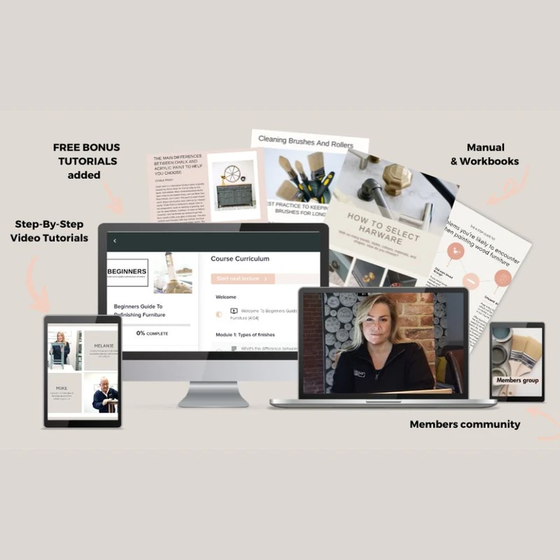 Refinishing Furniture Online Course | Revived And Restored