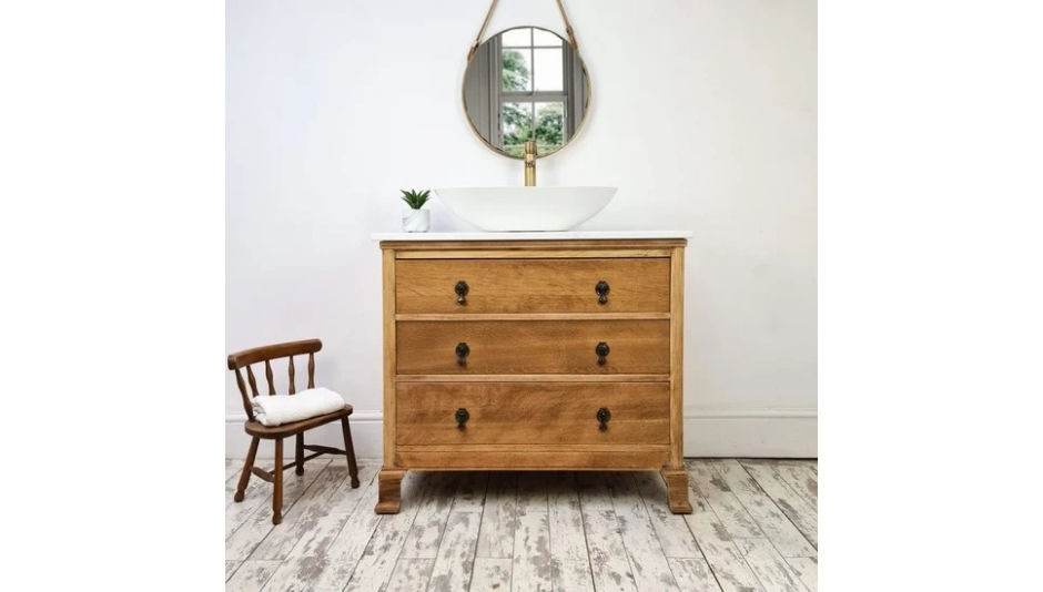 Vintage Bathroom Vanity Unit | Revived And Restored | Staffordshire