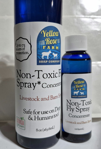 Non Toxic Fly Spray Concentrate | YellowRoseFarmSoapCo