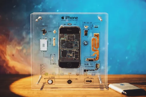 Original iPhone 2007 Teardown Art, First-Generation iPhone Display ...