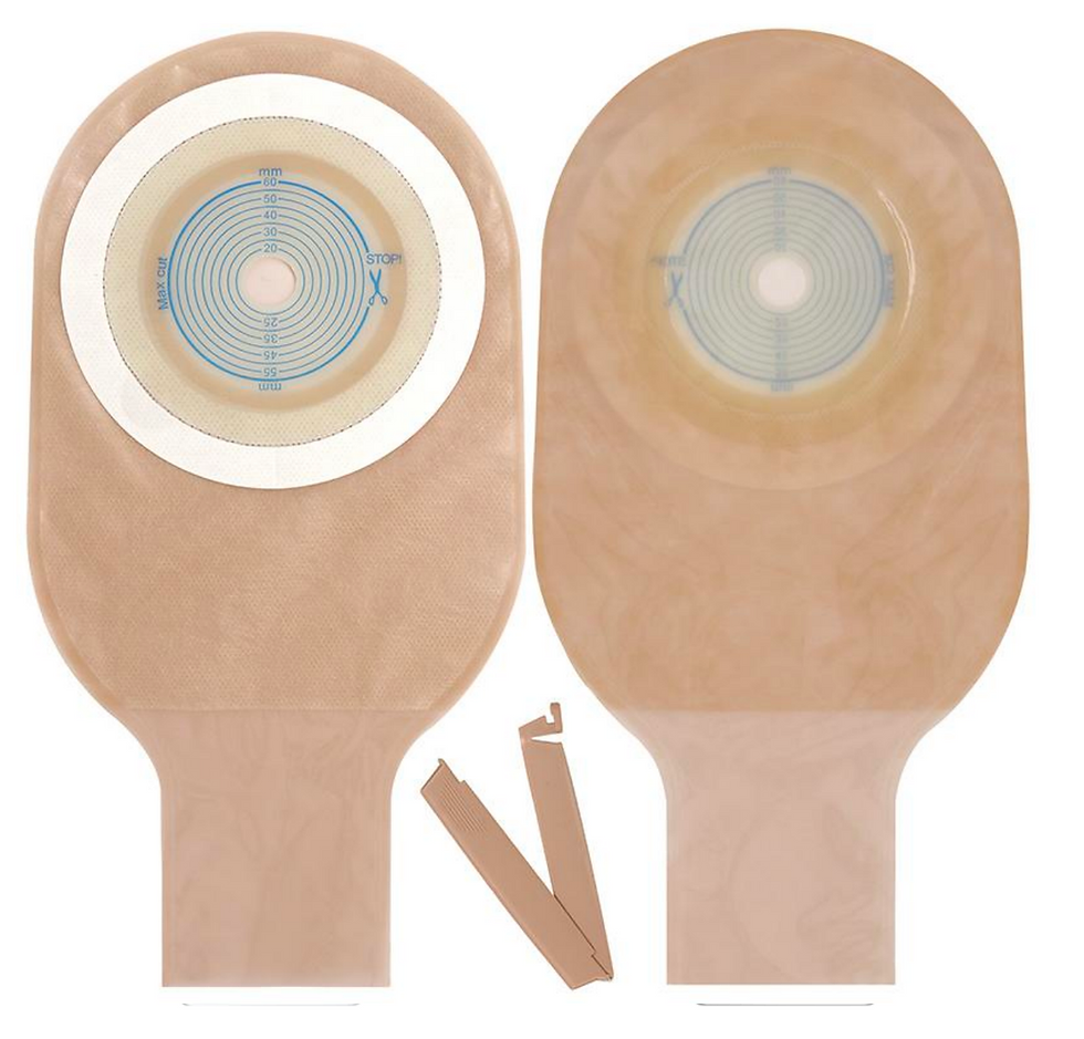 One-Piece Colostomy Bag with Detachable Clamp, Open System | LINC Medipharm
