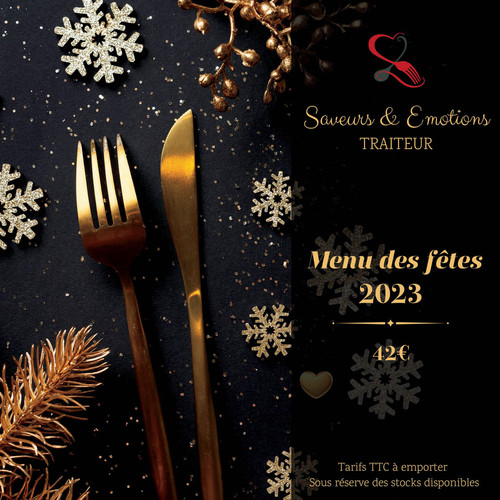 Menu des fêtes | Saveurs et Emotions