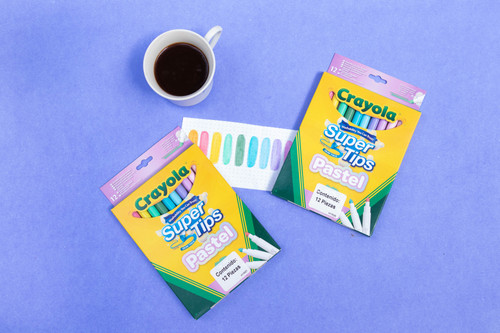 Crayola Super Tips Pastel 12 piezas | Luna Store