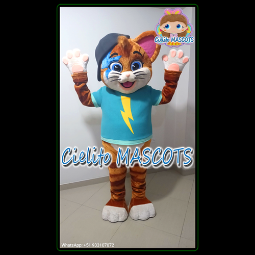 LAMPO 44 Cats Mascot - Costume | Cielito MASCOTS