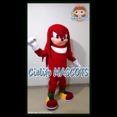 KNUCKLES of SONIC Mascot - Costume | Cielito MASCOTS