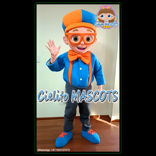 BLIPPI cartoon Mascot Costume Cielito MASCOTS