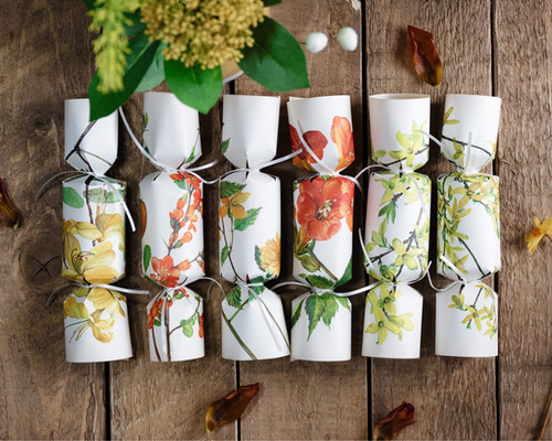 Floral Wedding Crackers - Box of six crackers | Ecomagpie