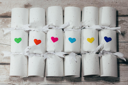 Love is All You Need - Box of six crackers | Ecomagpie