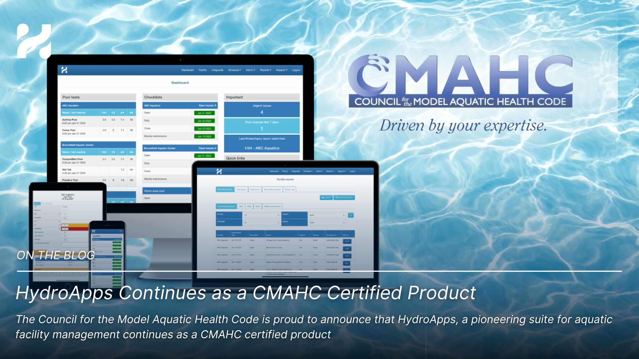 Hydroapps Continues as a CMAHC Certified Product