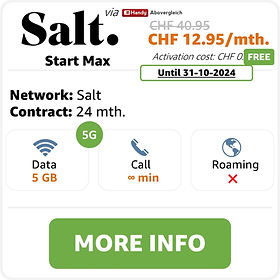Salt Mobile: Compare Salt Home and Salt Mobile Deals in Switzerland