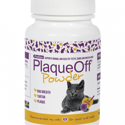 Plaque Off Powder Cat 40gr. Bottle | Remi's Pet Supply