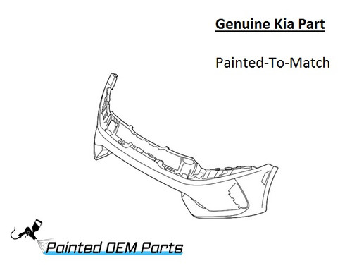 Painted 2021-2024 Kia K5 Front Bumper | Genuine OEM