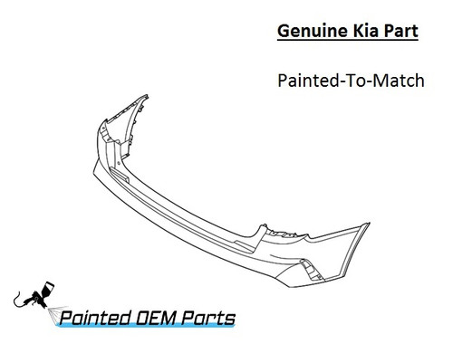 Painted 2021-2024 Kia Sorento Upper Rear Bumper | Genuine OEM