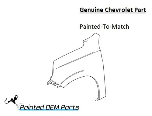 Painted 2021-2026 Chevrolet Suburban Front Fender | Genuine OEM