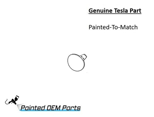 Painted 2020-2025 Tesla Model Y Front Tow Hook Cover | Genuine OEM