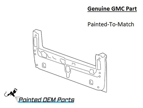 Painted 2019-2026 GMC Sierra 1500 Lower Tailgate | Genuine OEM