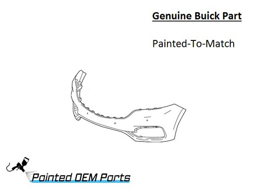 Painted 2018-2021 Buick Enclave Front Bumper | Genuine OEM
