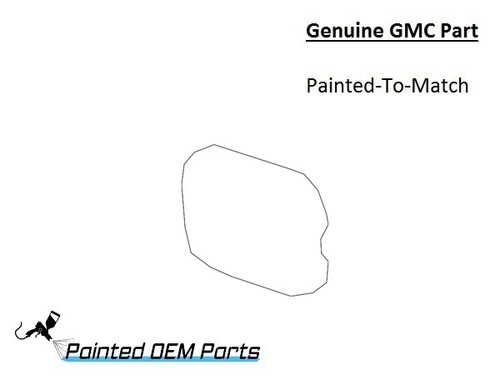 Painted 2020-2026 GMC Sierra 2500 3500 Fuel Door | Genuine OEM