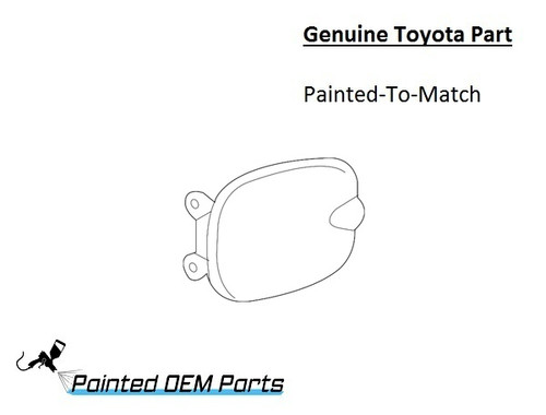 Painted 2010-2024 Toyota 4Runner Fuel Door | Genuine OEM