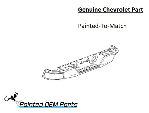 Painted 2023-2025 Chevrolet Colorado Rear Bumper | Genuine OEM