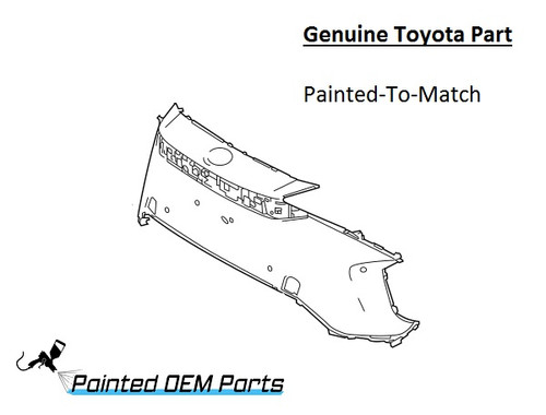 Painted 2023-2024 Toyota bZ4X Front Bumper | Genuine OEM