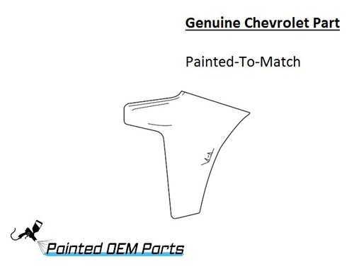 Painted 2022-2026 Chevrolet Silverado 1500 ZR2 Front Filler Panel ...