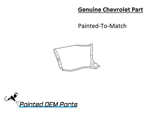 Painted 2022-2023 Chevrolet Traverse Rear Bumper Side Panel | Genuine OE