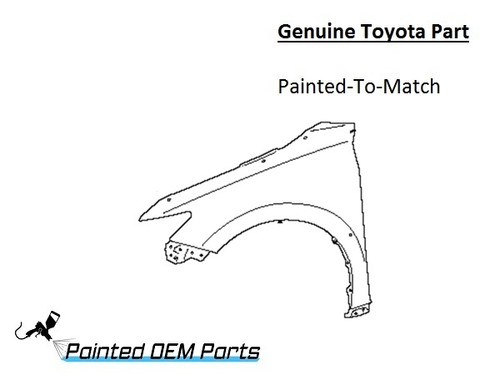 Painted 2025-2026 Toyota Camry Front Fender | Genuine OEM
