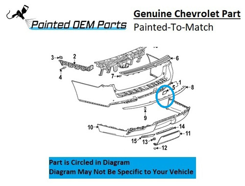 Painted 2025-2026 Chevrolet Suburban Rear Access Cover | Genuine OEM