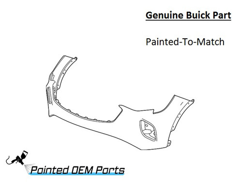 Painted 2021-2023 Buick Envision Front Bumper | Genuine OEM