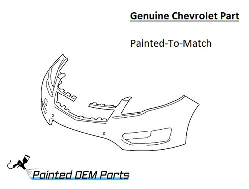 Painted 2011-2015 Chevrolet Volt Front Bumper Cover | Genuine OEM