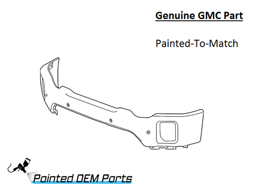 Painted 2020-2023 GMC Sierra 2500 3500 Front Bumper | Genuine OEM