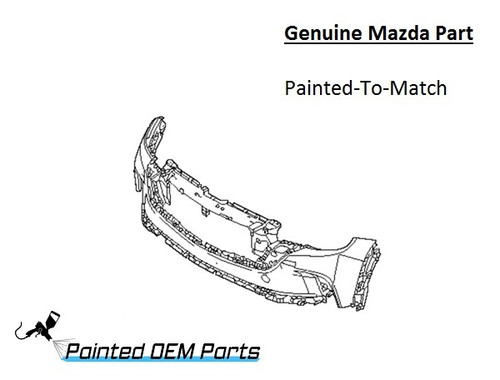 Painted 2023-2024 Mazda CX-50 CX50 Front Bumper | Genuine OEM