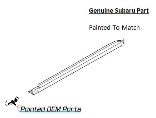 Painted 2020-2025 Subaru Legacy Side Skirt Rocker Molding | Genuine OEM