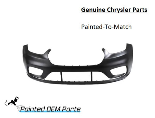 Painted 2021-2025 Chrysler Pacifica Front Bumper | Genuine OEM