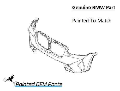Painted 2022-2024 BMW X3 Front Bumper | Genuine OEM