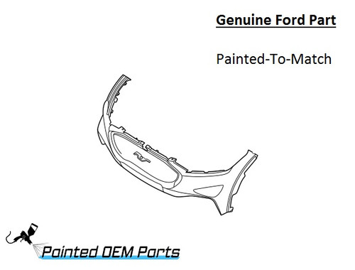 Painted 2021-2024 Ford Mach-E MachE Front Bumper | Genuine OEM