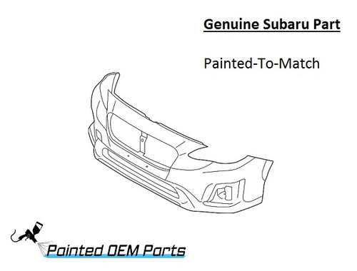 Painted 2021-2023 Subaru Crosstrek Front Bumper Cover | Genuine OEM